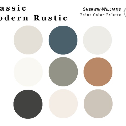 Studio Mcgee Inspired Paint Color Scheme Premade Paint - Etsy