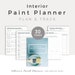 Interior Paint Color Planner Printable Home Paint Tracker - Etsy