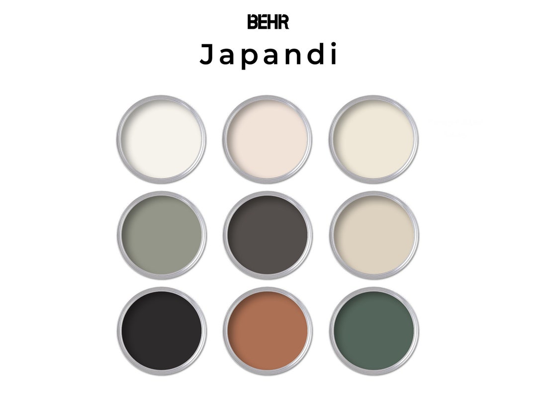 Behr Japandi House Paint Color Palette | Interior House Color Palette ...