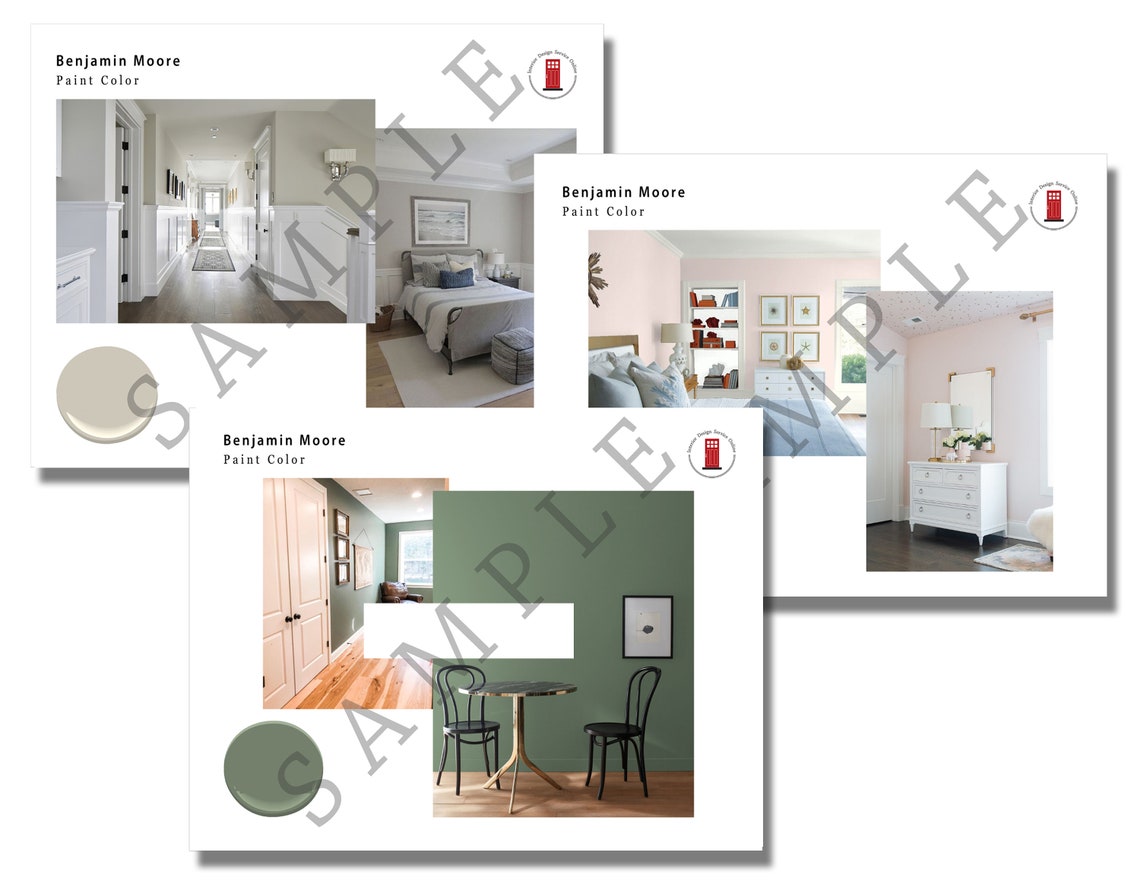 Transitional Dulux Paint Color Palette Interior Paint Scheme - Etsy