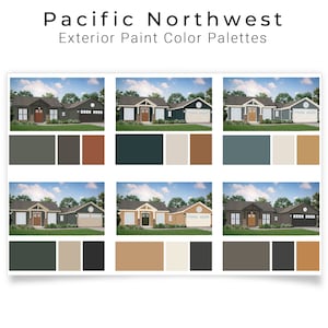 Pacific Northwest Exterior Paint Color Palettes | Northwest Style ...