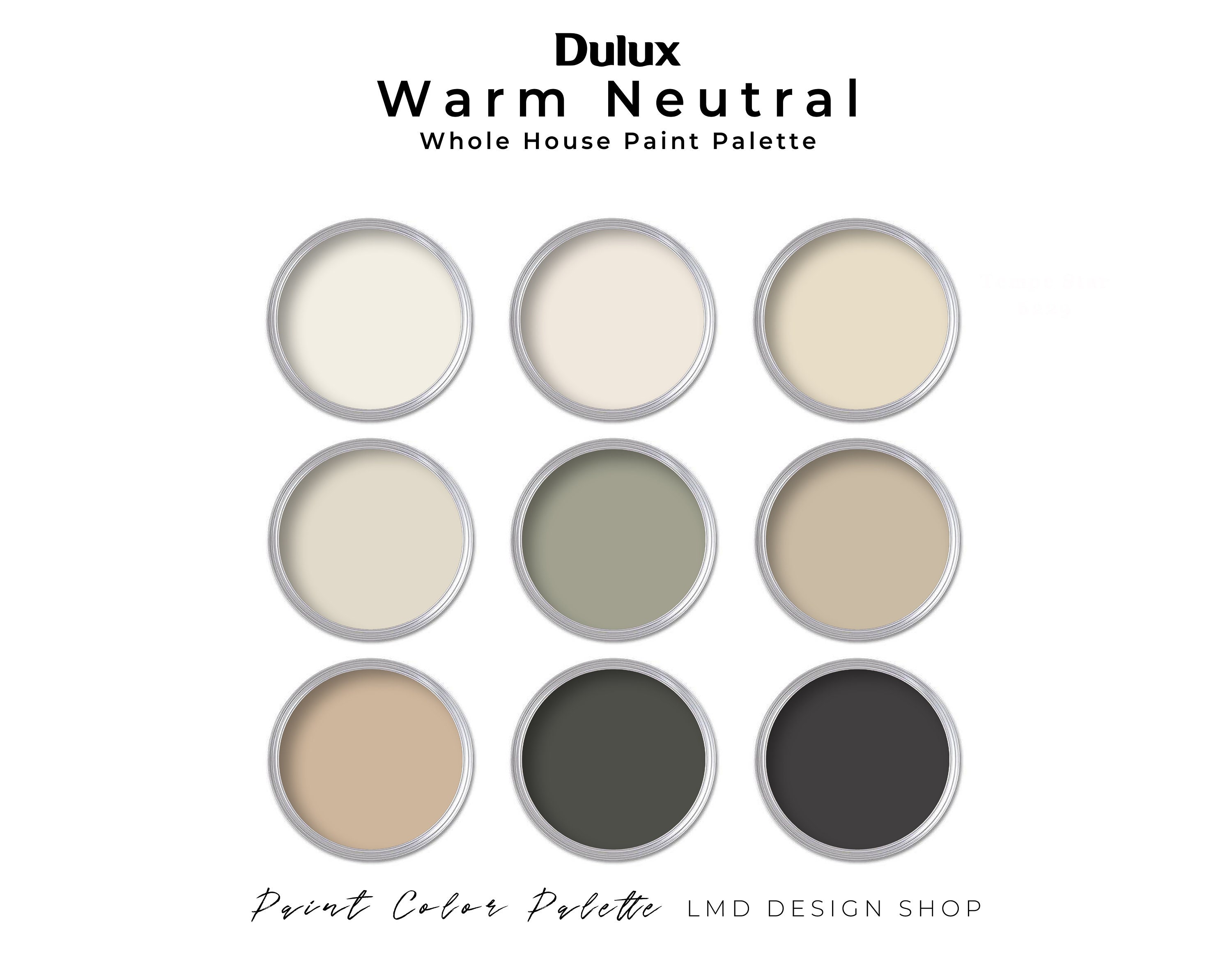 Dulux CA Warm Neutral Paint Color Palette | Cozy Dulux (canadian Color ...