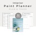 Interior Paint Color Planner | Printable Paint Tracker Organizer | Home ...