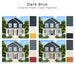 Exterior Paint Color Palette for Ranch House Paint Colors for Exterior ...