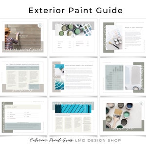 Exterior Paint Color Palette for Ranch House | Paint Colors for ...