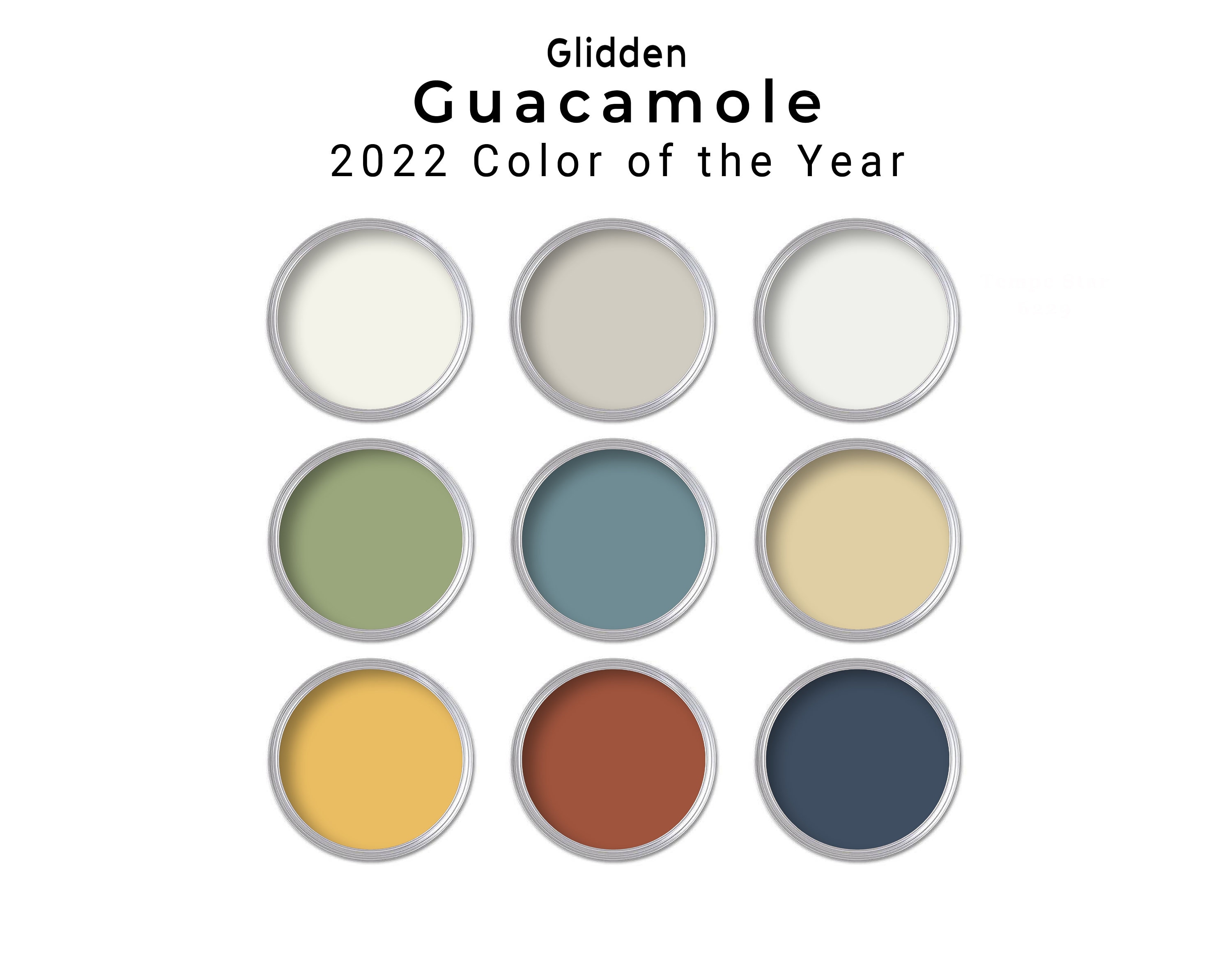 Tabla De Colores De Pintura Gris Glidden Libro De Muestras De Pintura