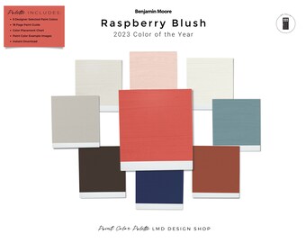 2023 Benjamin Moore Paint Raspberry Blush - Etsy