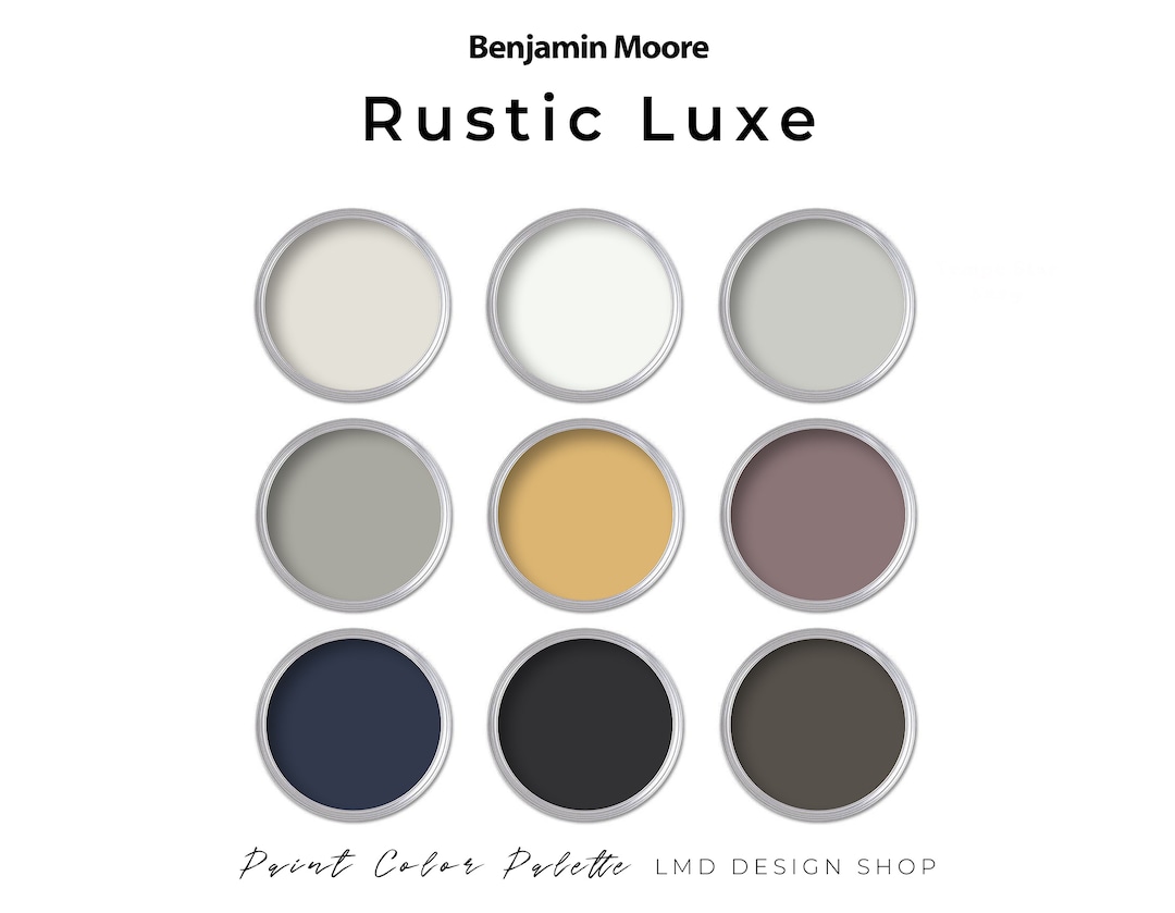 Benjamin Moore Rustic Paint Color Palette Whole House Paint Palette ...