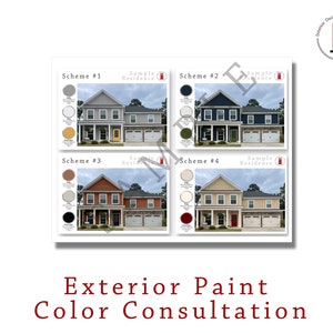 Additional Paint Color Scheme for Exterior Paint Color - Etsy