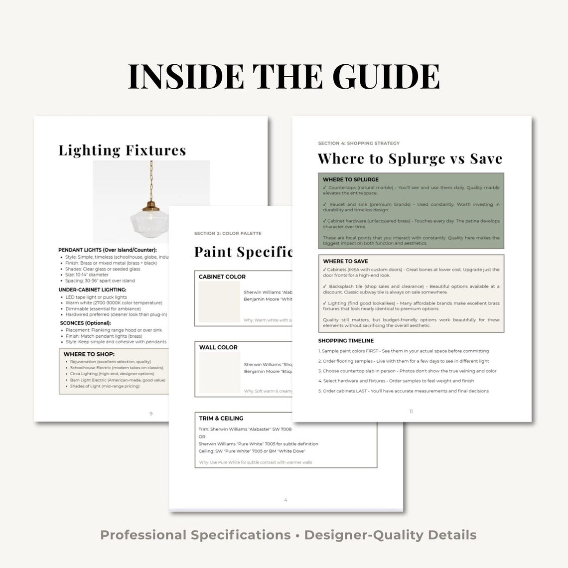Modern English Country Kitchen Design Guide PDF | Complete Material ...