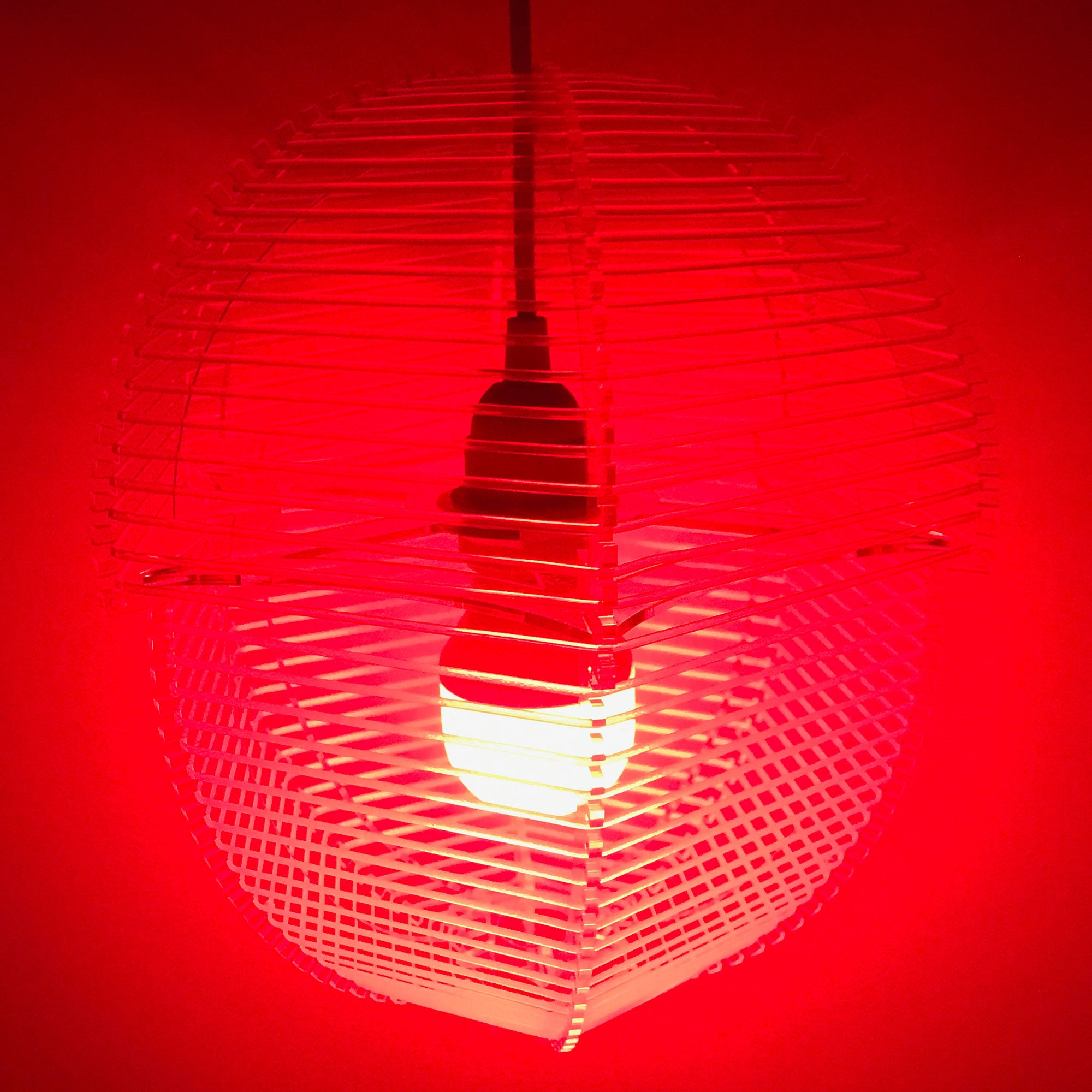 Acrylic Acorn String Art Pendant Lamp Handmade Lasercut - Etsy