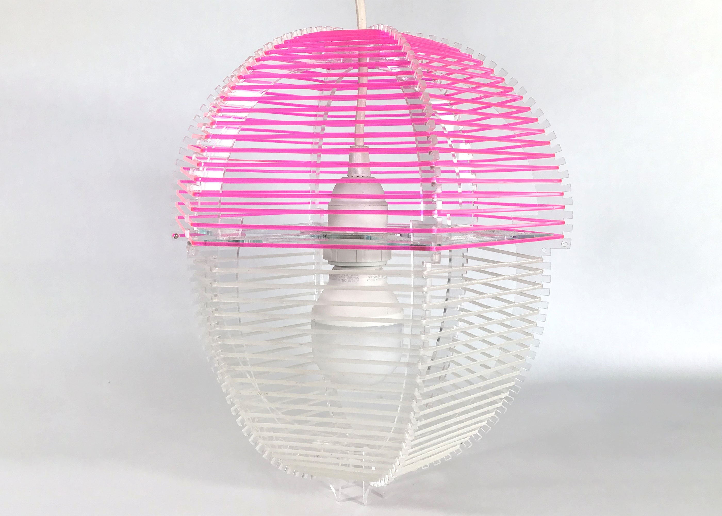 Acrylic Acorn String Art Pendant Lamp Handmade Lasercut - Etsy