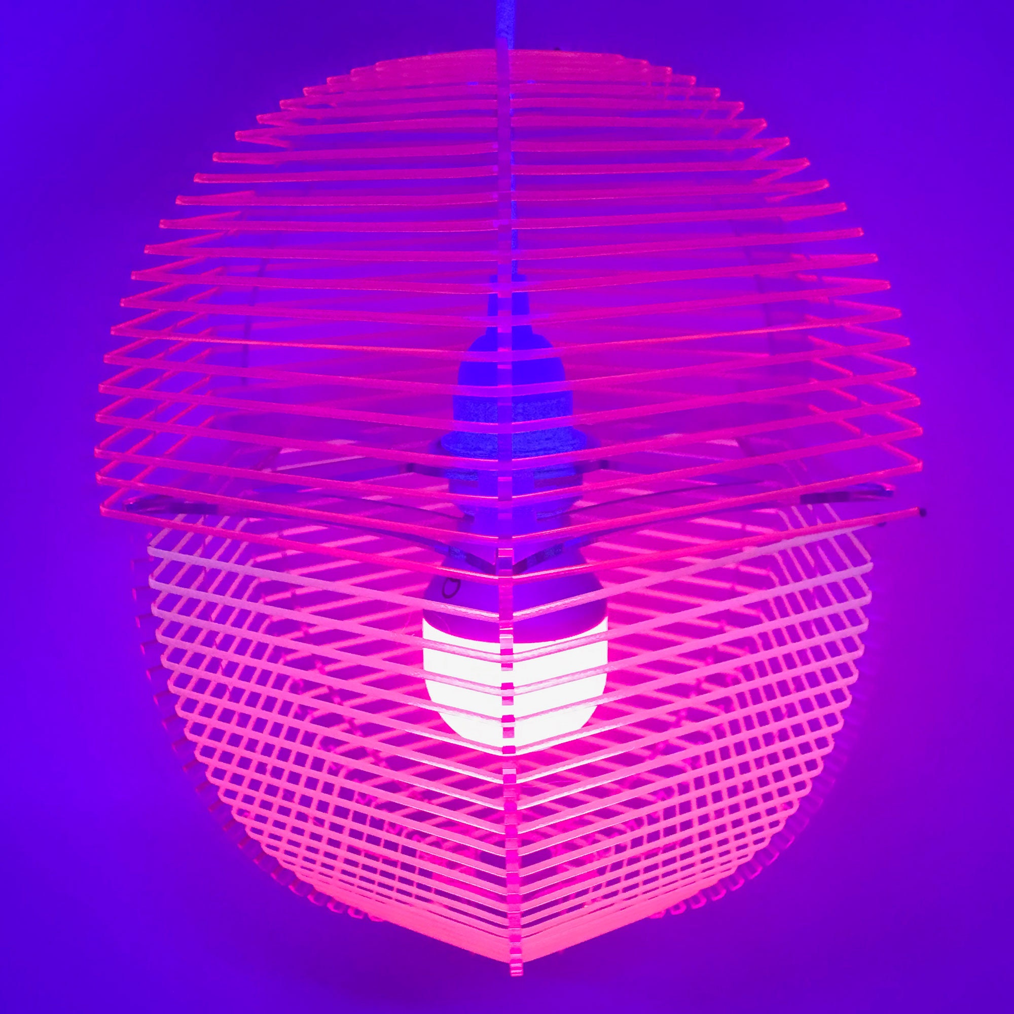 Acorn String Art Pendant Lamp Kit | Handmade Lasercut Hanging ...