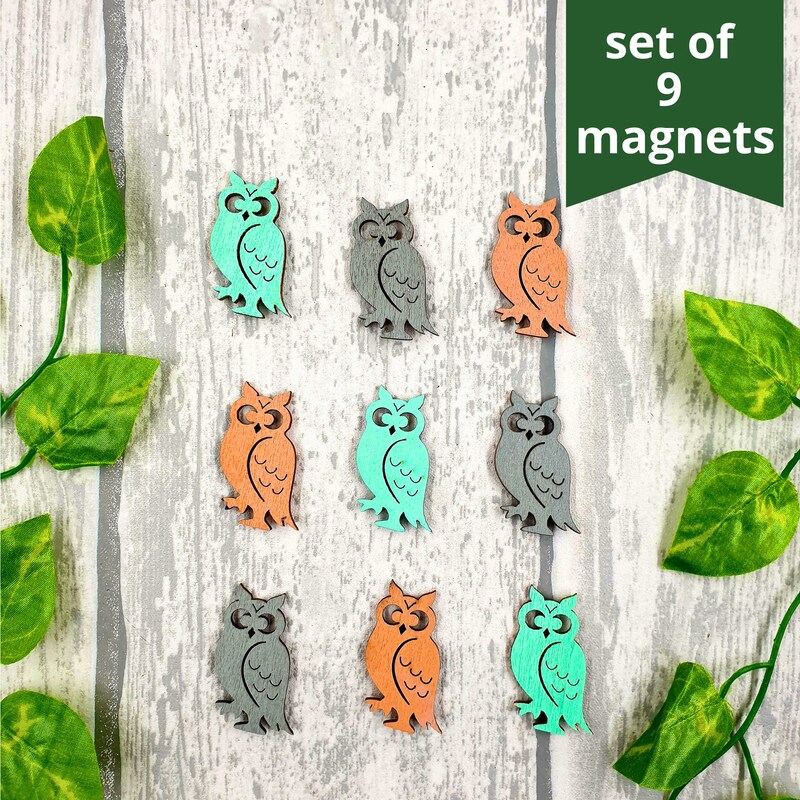 Owl Magnets - Etsy