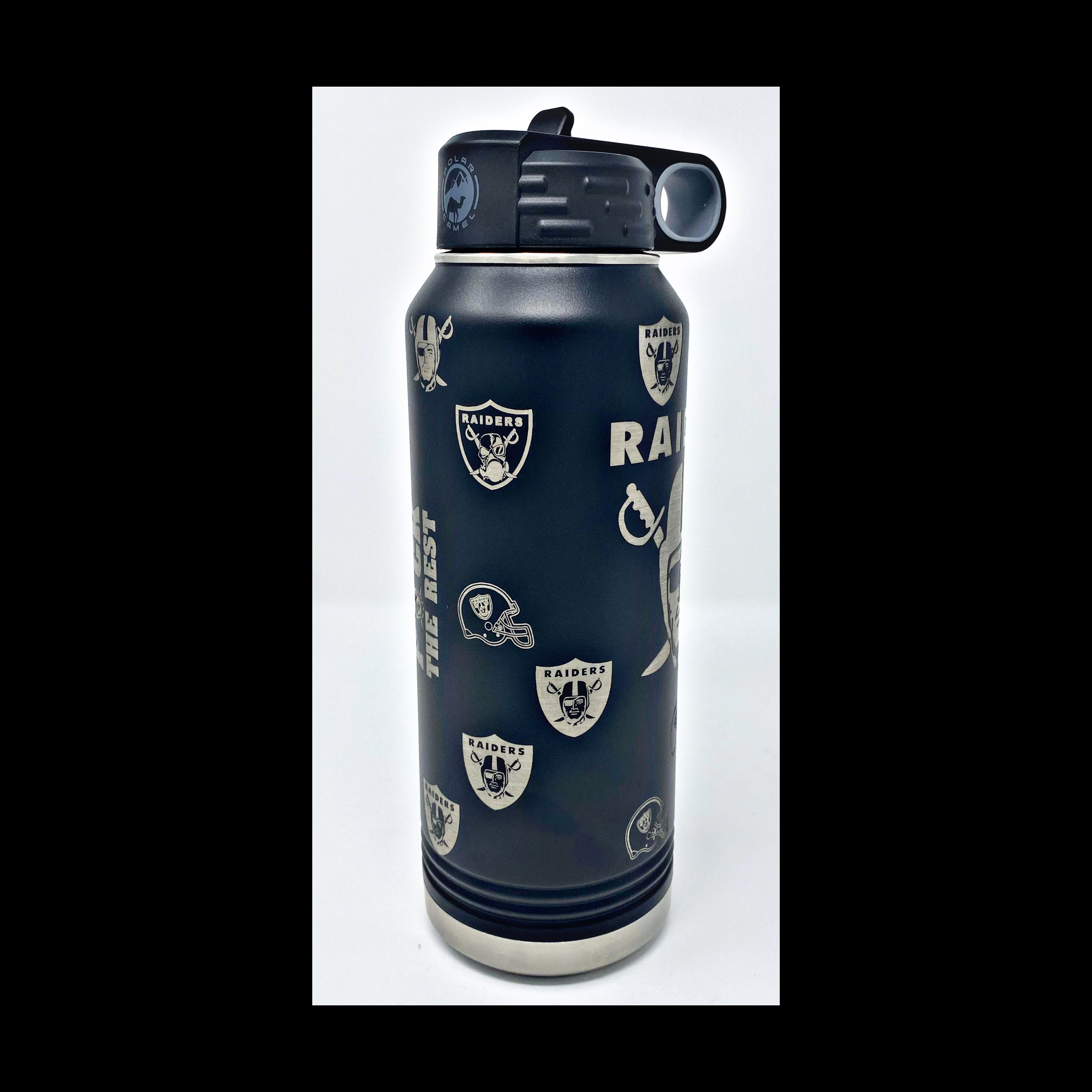Raiders 20 Oz 32 Oz. or 40 Oz. Custom Water Bottle - Etsy