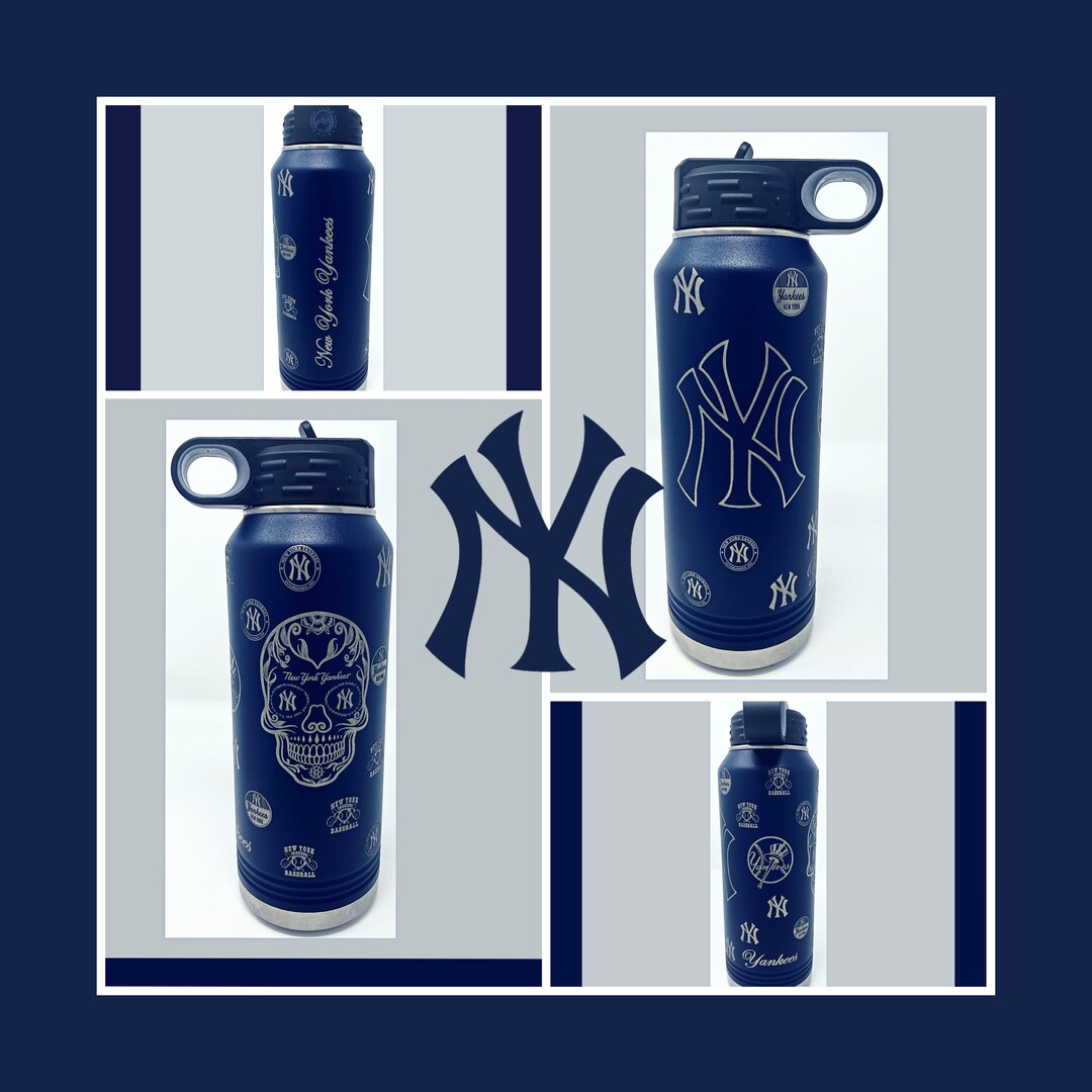 NY Yankees 20 Oz, 32 Oz, or 40 Oz. Water Bottle - Etsy