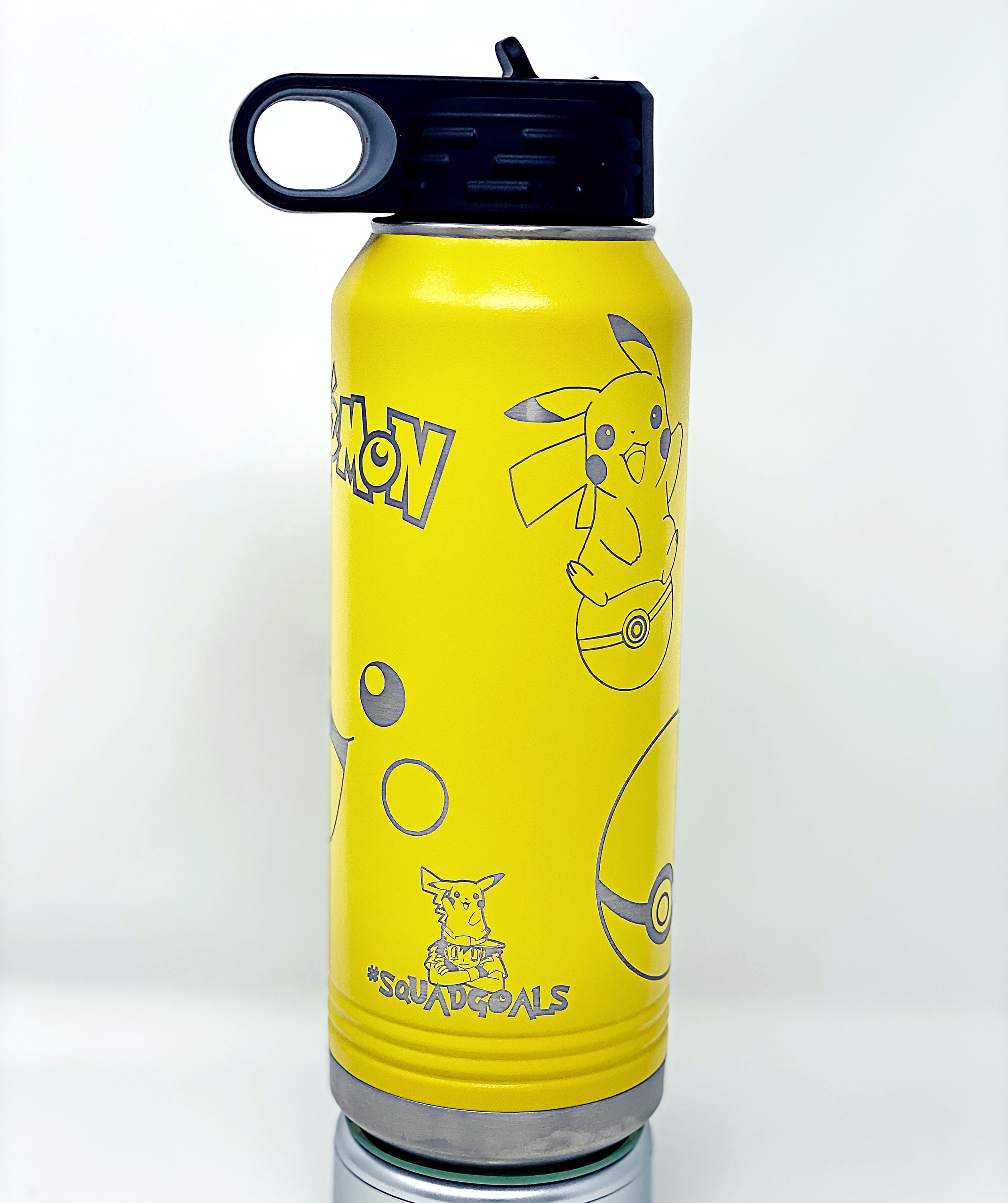 Pokémon Pikachu 20 Oz. 32 Oz. or 40 Oz. Custom Water Bottle - Etsy