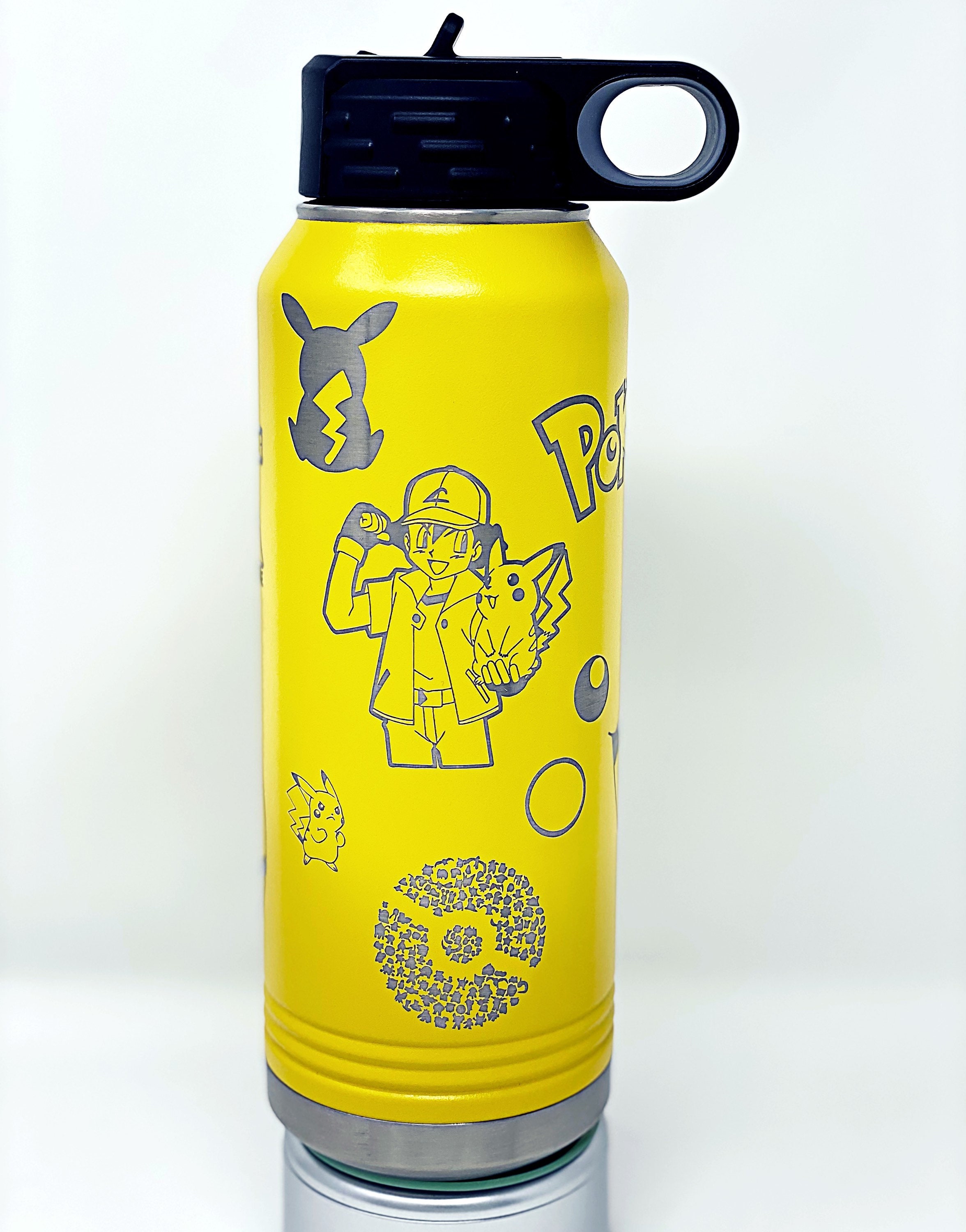 Pokémon Pikachu 20 Oz. 32 Oz. or 40 Oz. Custom Water Bottle - Etsy
