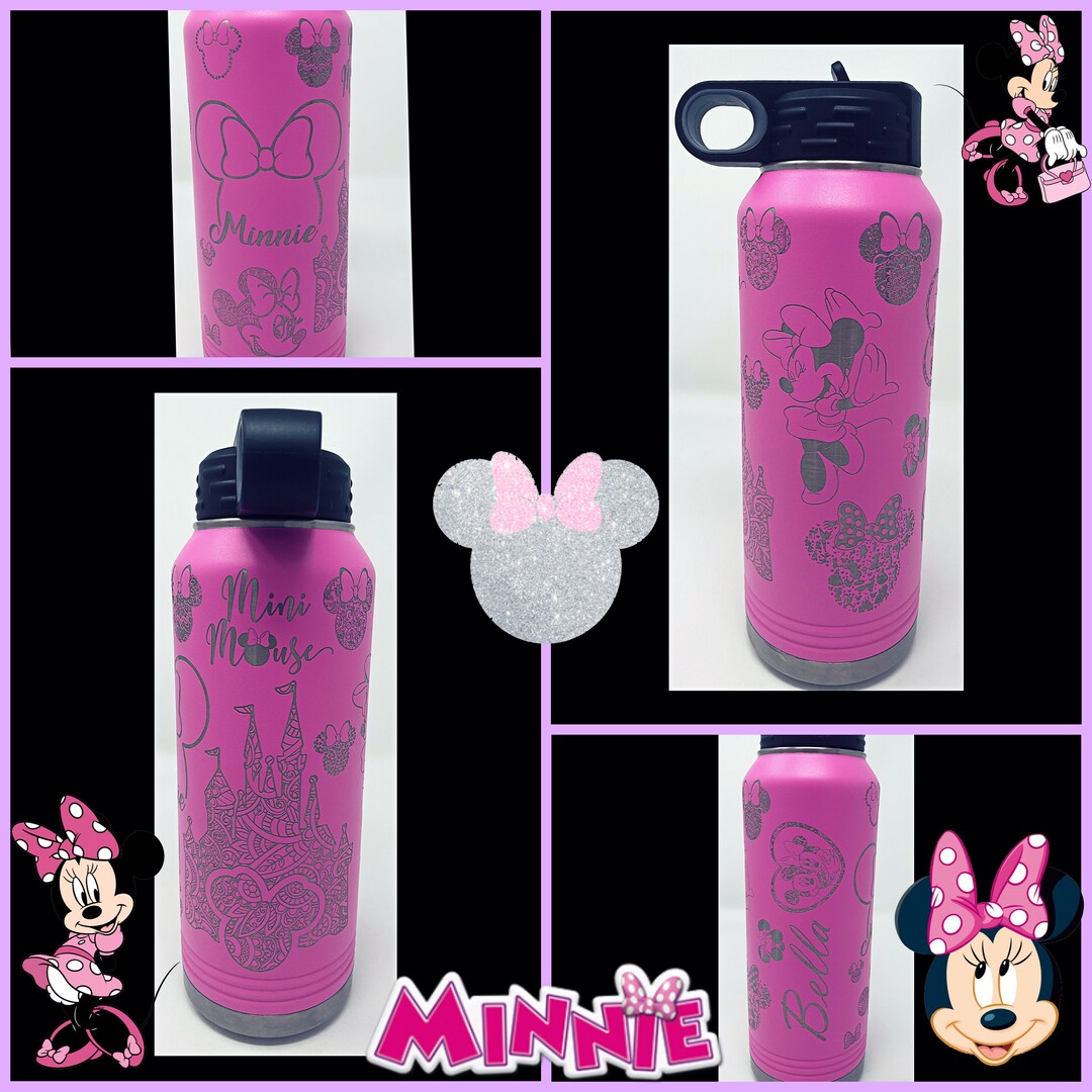 Minnie Mouse 20 Oz, 32 Oz. or 40 Oz Custom Water Bottle - Etsy