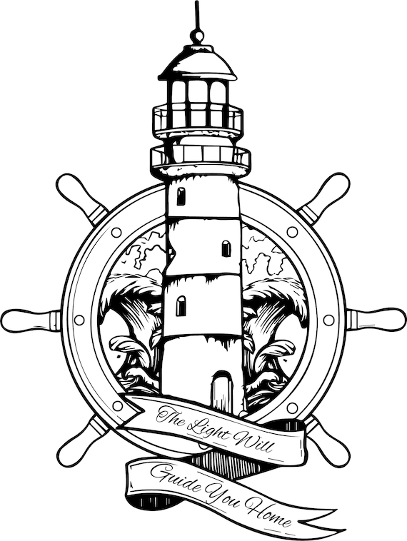Lighthouse SVG File - Etsy