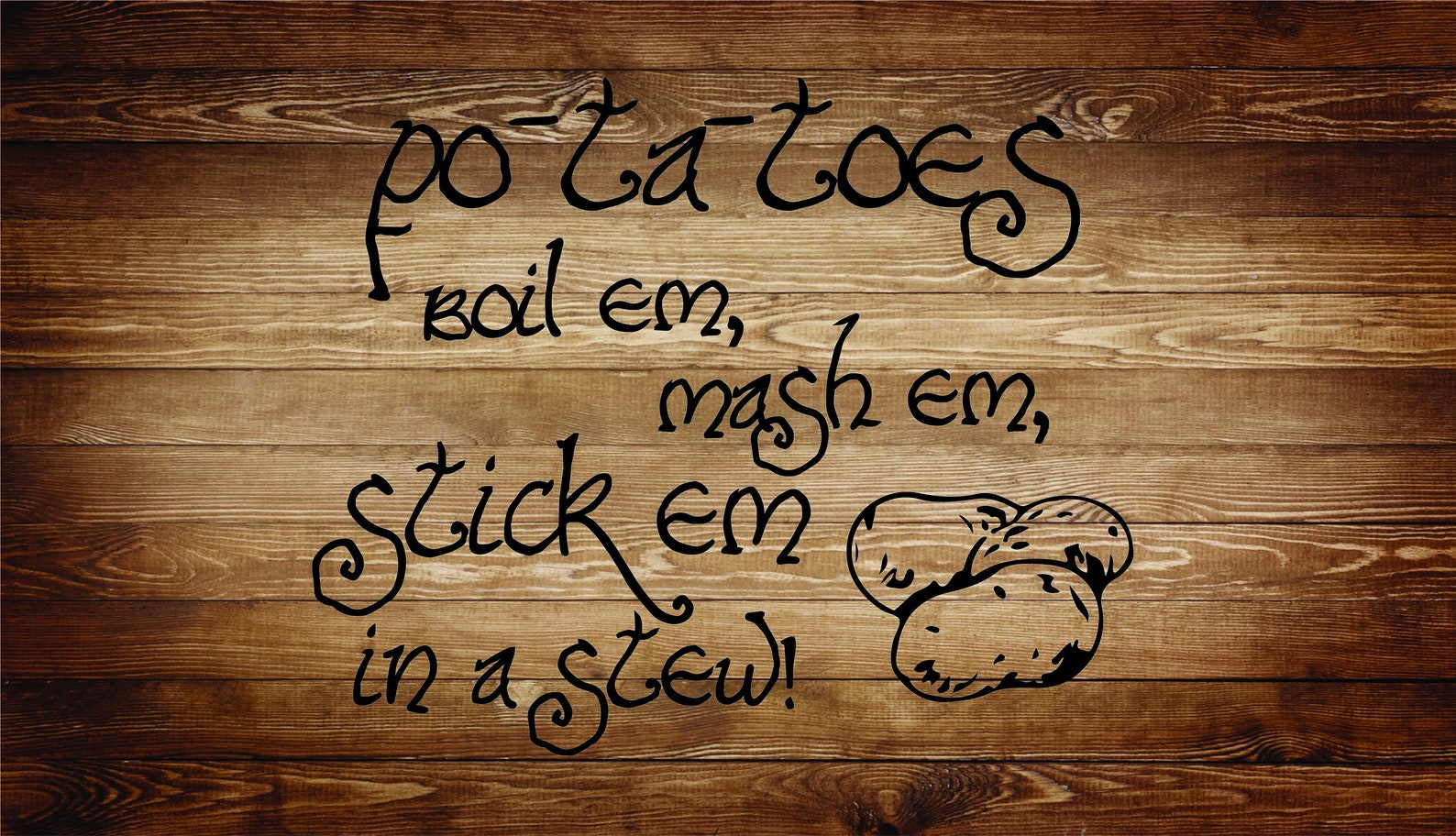 Potatoes SVG File | Etsy