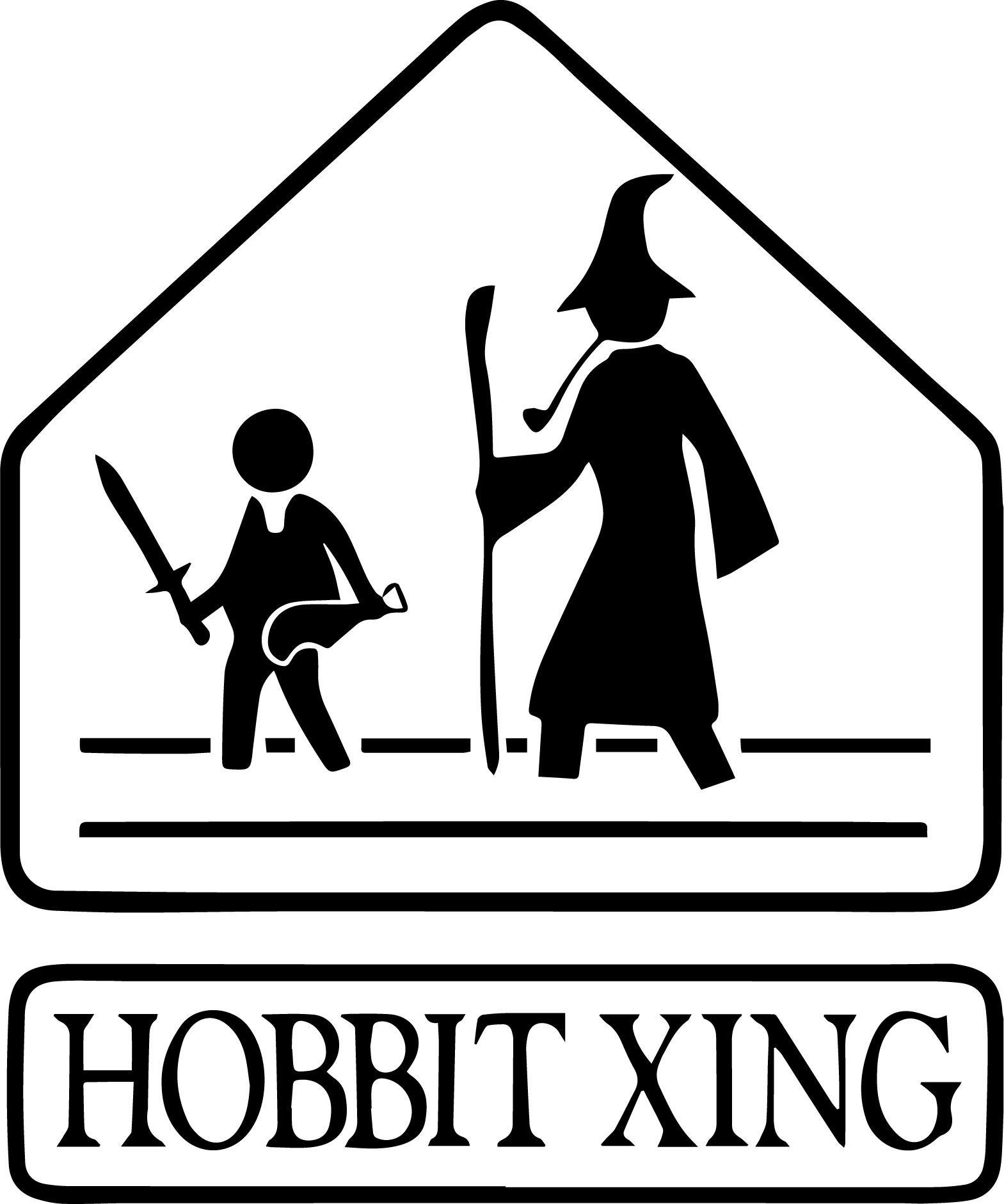 Hobbit Crossing SVG File - Etsy