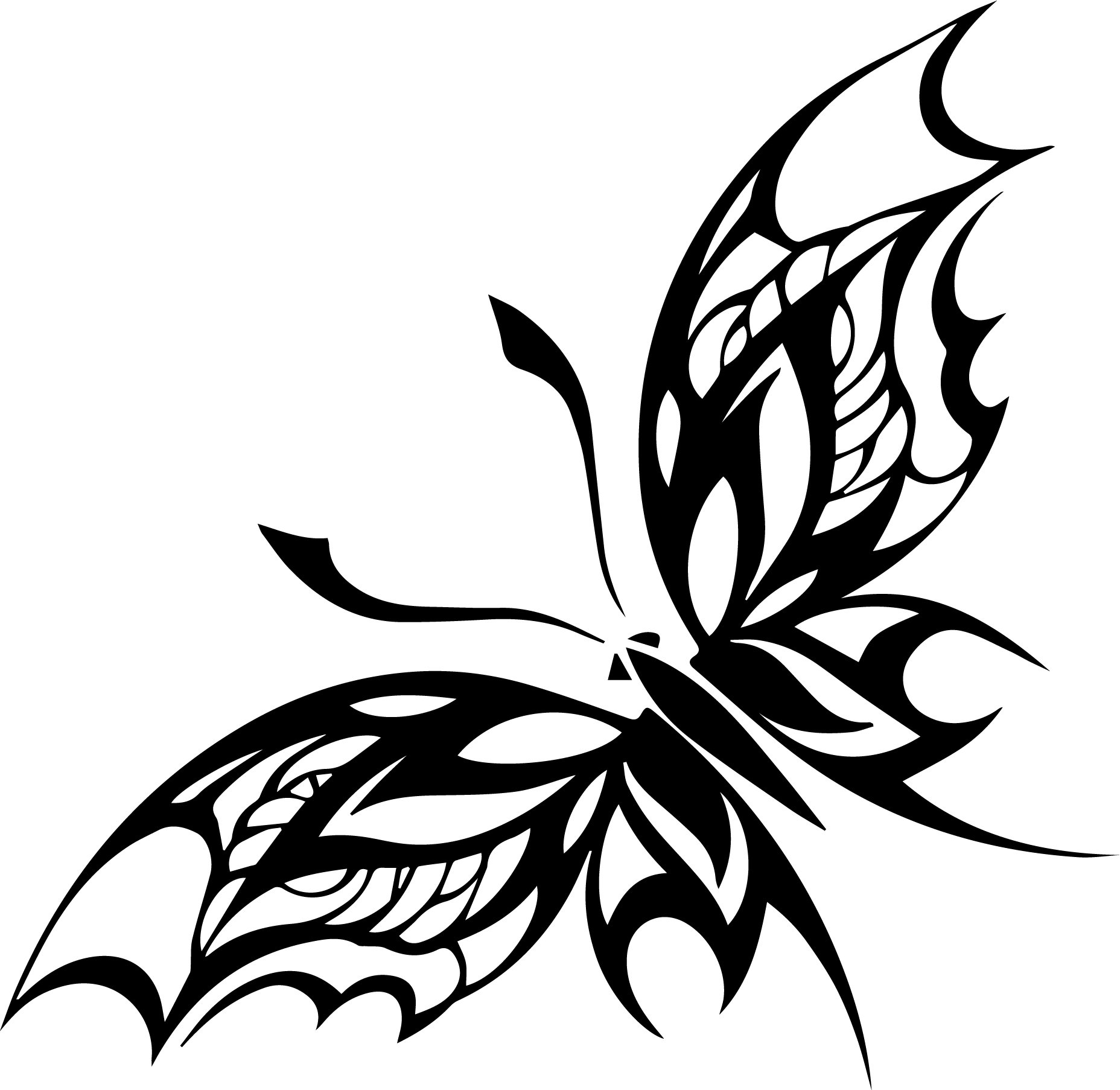 Tribal Butterfly Designs