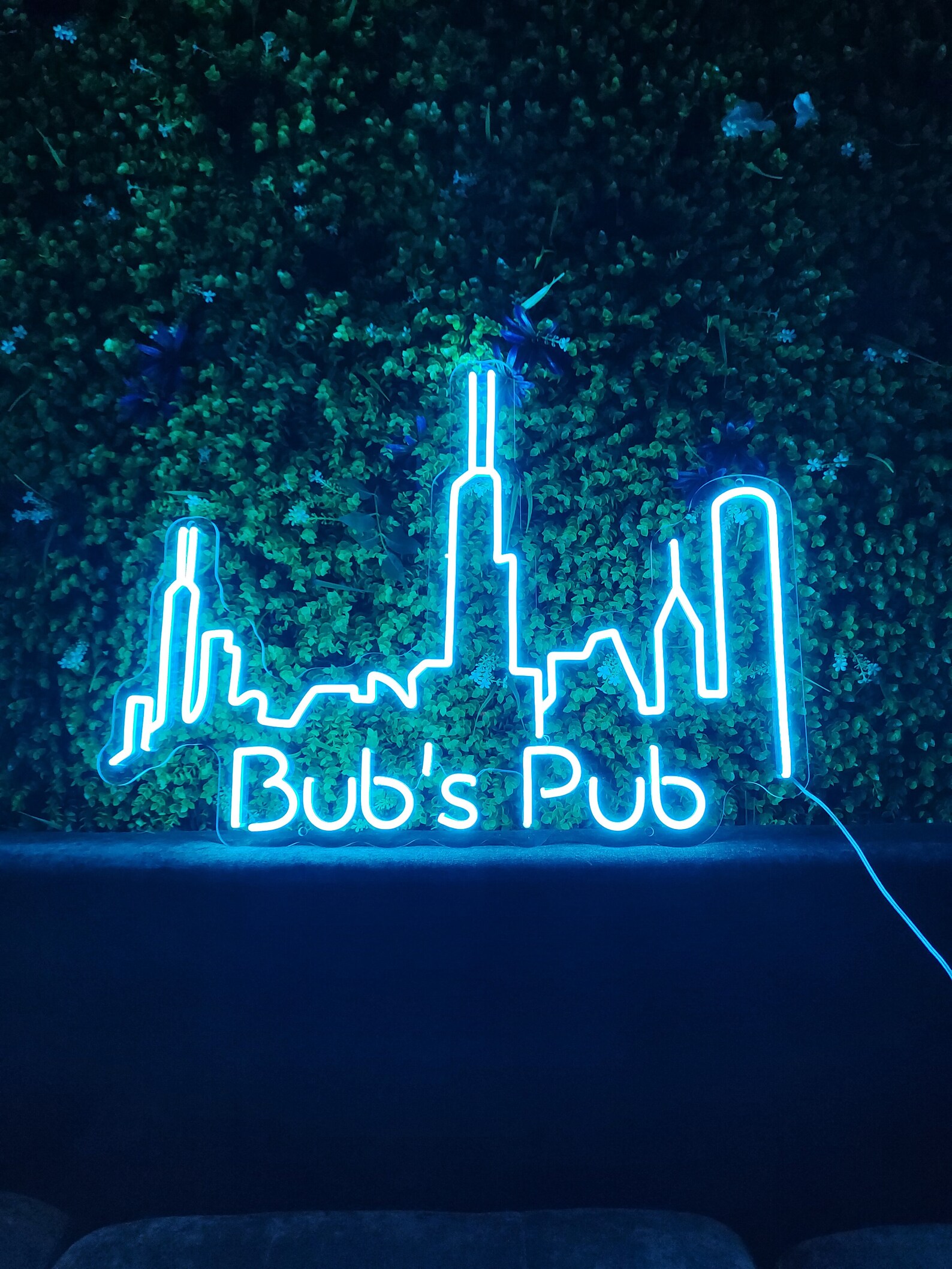 Chicago City Skyline Neon Sign, Custom City Skyline Neon Sign, Wall ...