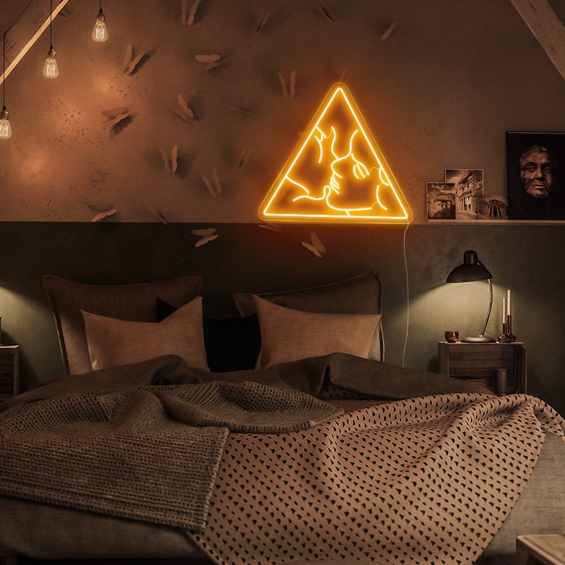 Custom Neon Sign KISS Neon Lights Personalized Pattern Party - Etsy