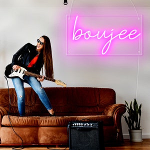 Boujee Neon Sign | Custom LED Neon Light | Home, Business and Shop ...