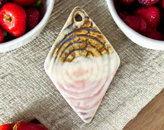 Handmade Pendant Ceramic Charms for Making Jewelry Lightweight Charms ...
