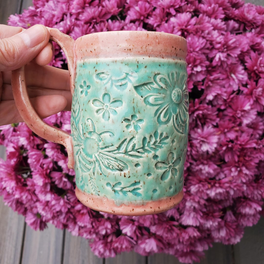 Handmade Artisan Coffee Mugs One of a Kind Stoneware Mug Ceramic Mug ...