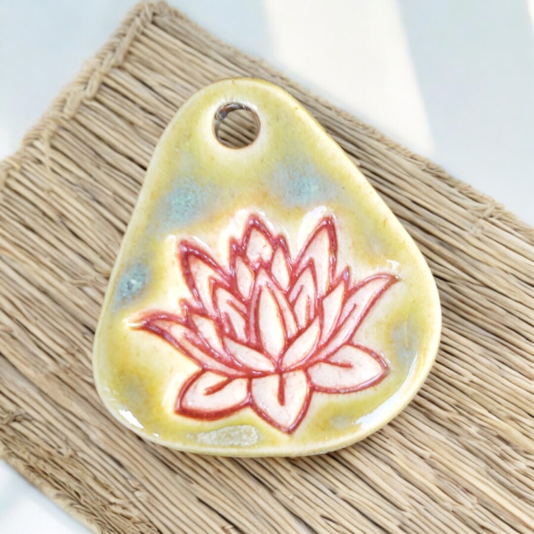 Porcelain Pendant Porcelain Charms for Making Jewelry Lightweight ...