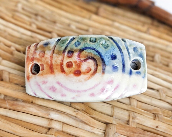 Ceramic Bracelet Bar Connector Bead Ceramic Charms for Making Jewelry ...