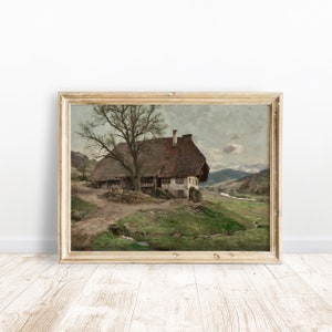 Vintage Cottage Still Life Gallery Wall Art Set - Moody Floral ...