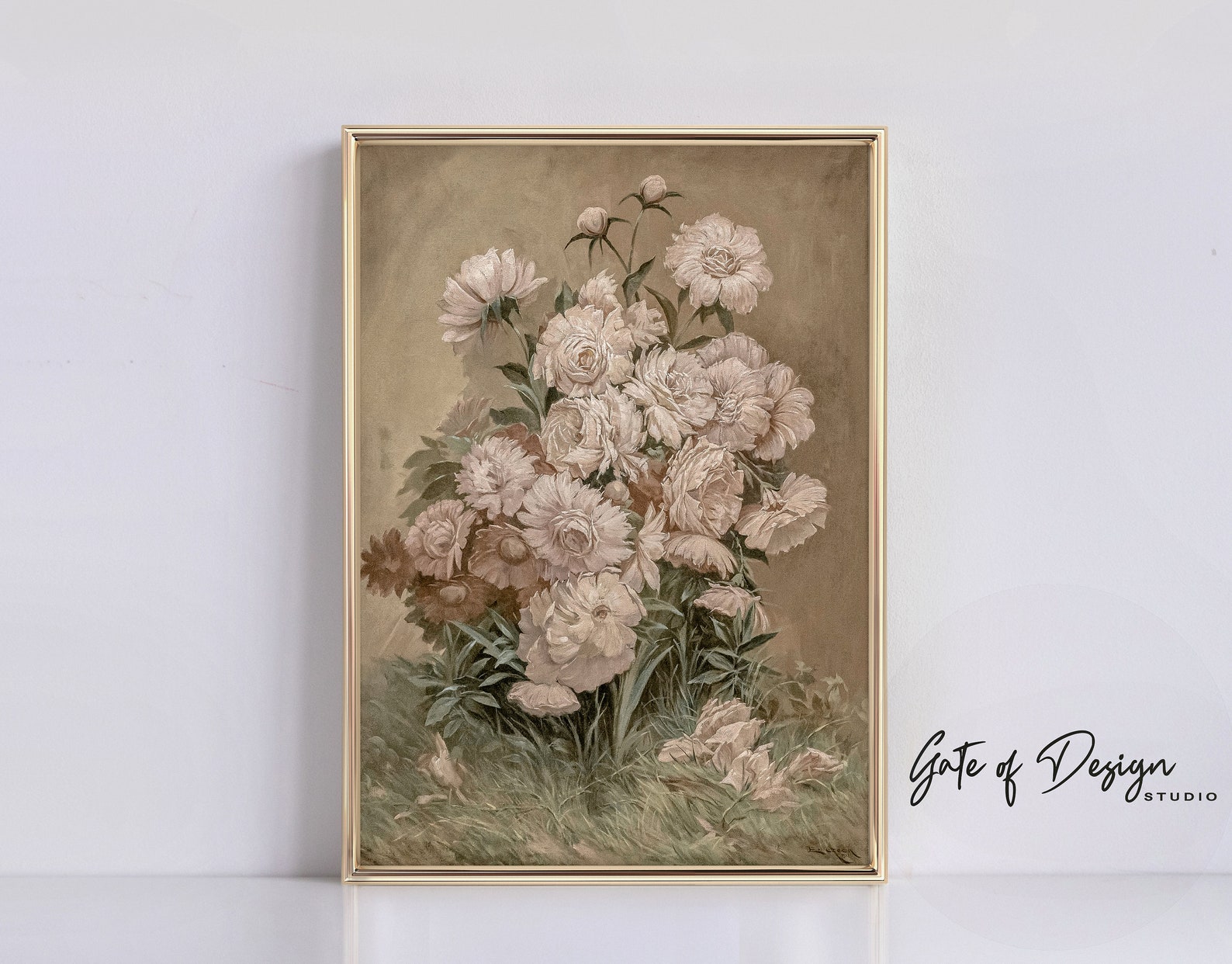 Vintage Rustic Wall Art Print Set Farmhouse Printable Art French ...