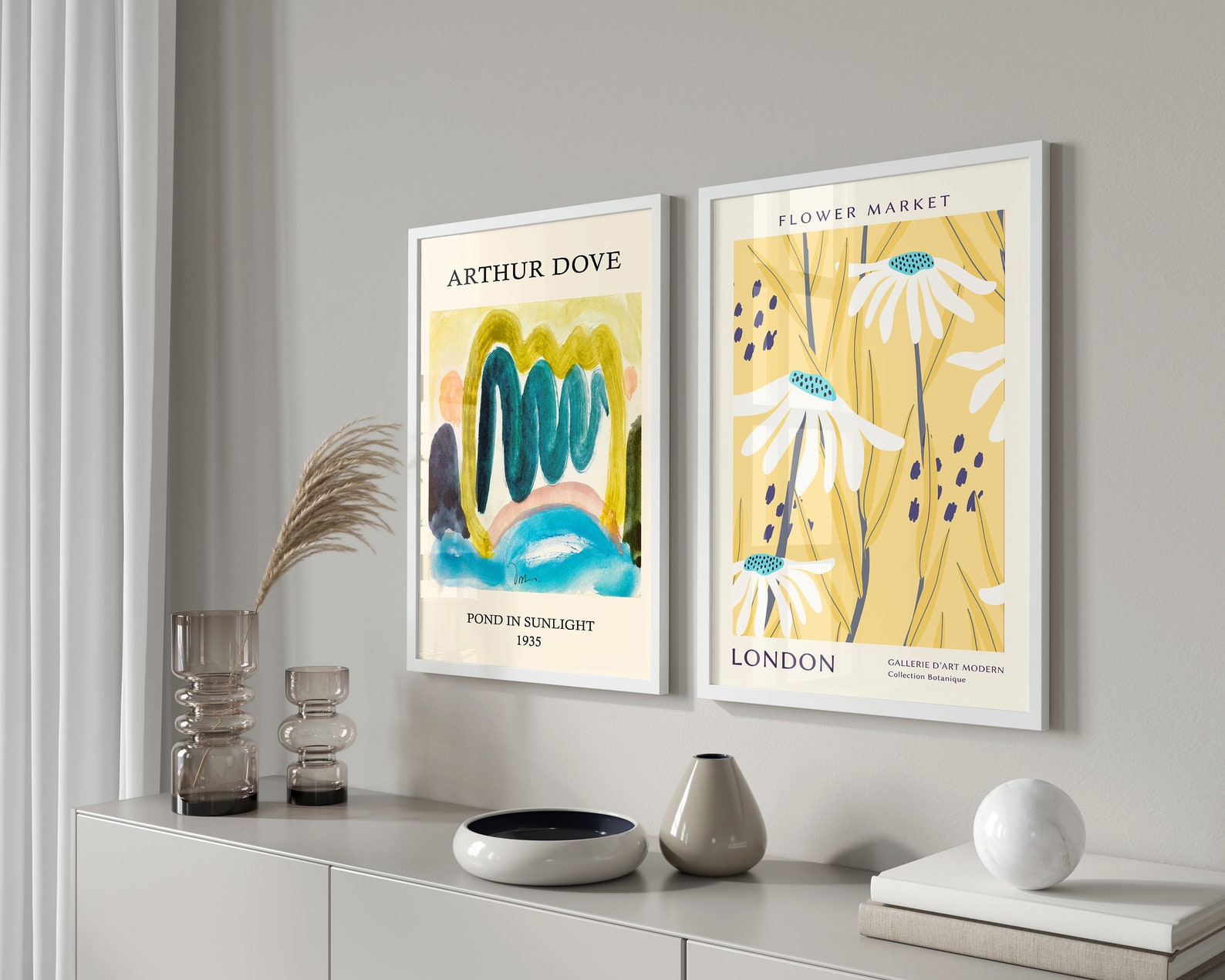 Eclectic Prints Set of 6 Exhibition Posters Printable Wall - Etsy