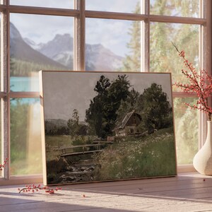 Vintage Cottage Still Life Gallery Wall Art Set - Moody Floral ...