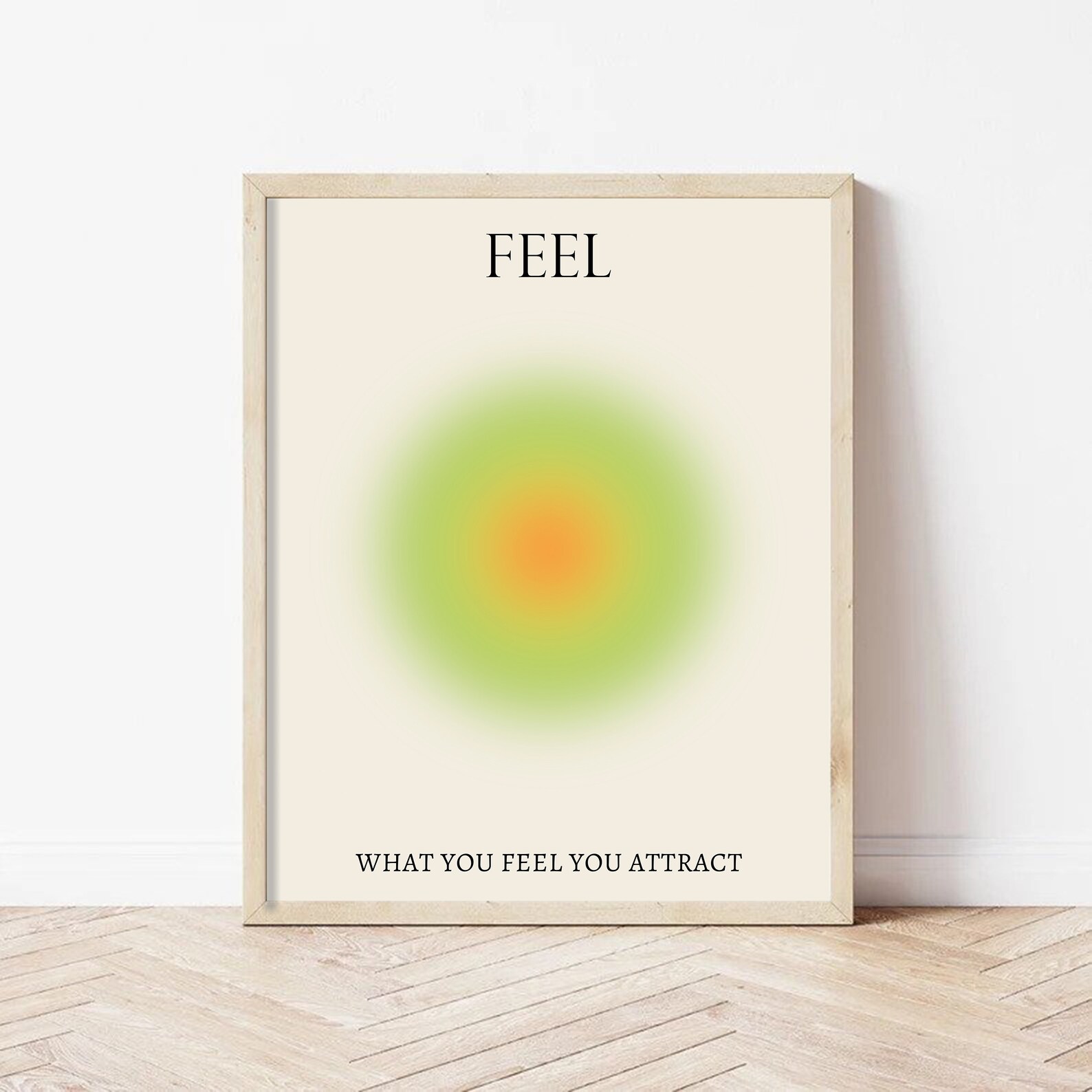 Aura Gradient Printable Wall Art Manifest Poster Set - Etsy