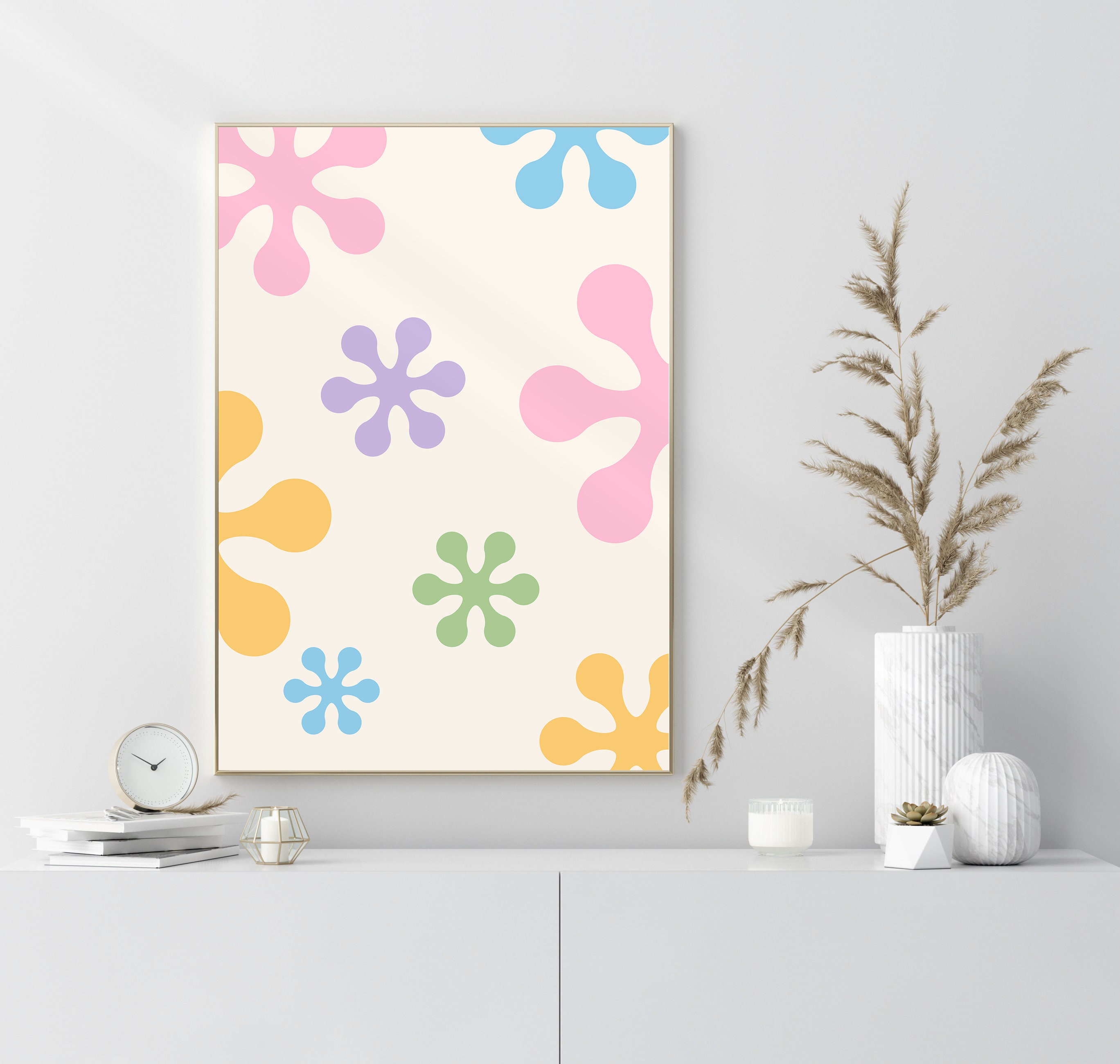 Danish Pastel Print Pastel Printable Wall Art Danish Pastel | Etsy