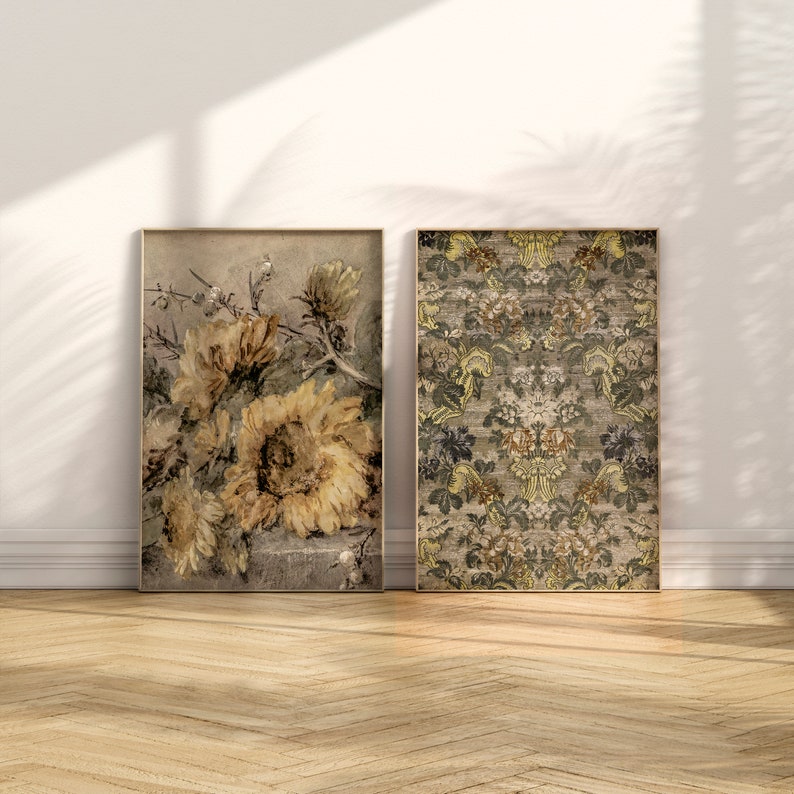 Vintage Farmhouse Gallery Wall Art Set: Rustic Country Prints (digital ...