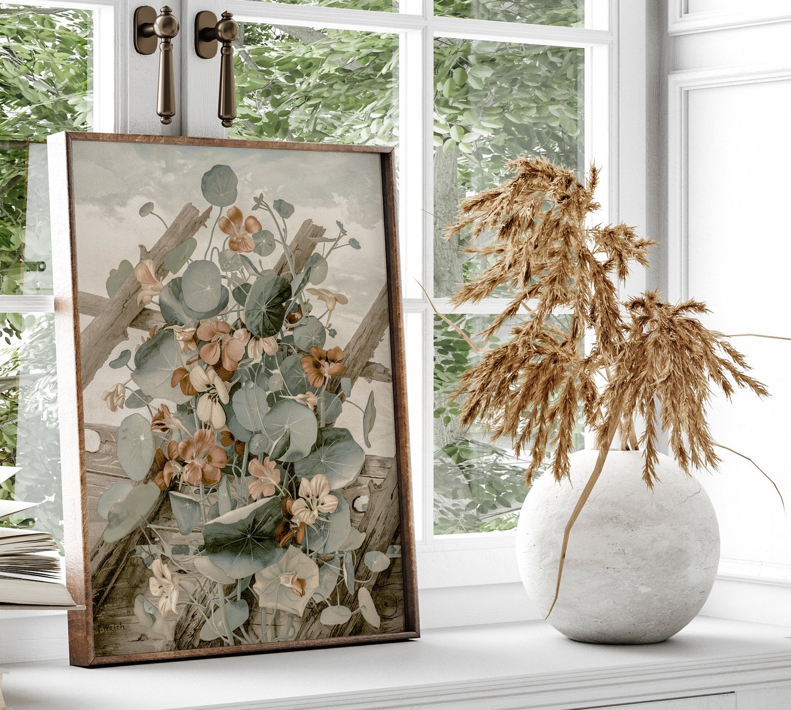 Vintage Rustic Wall Art Print Set Farmhouse Printable Art French ...