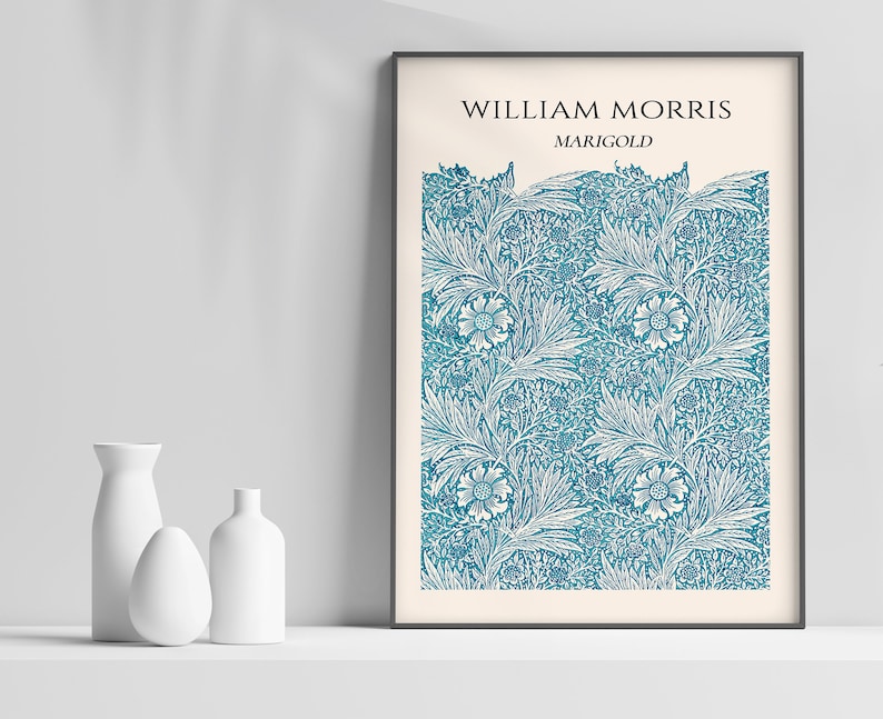 Blue Printable Wall Art Modern Room Decor Set of 3 Blue - Etsy