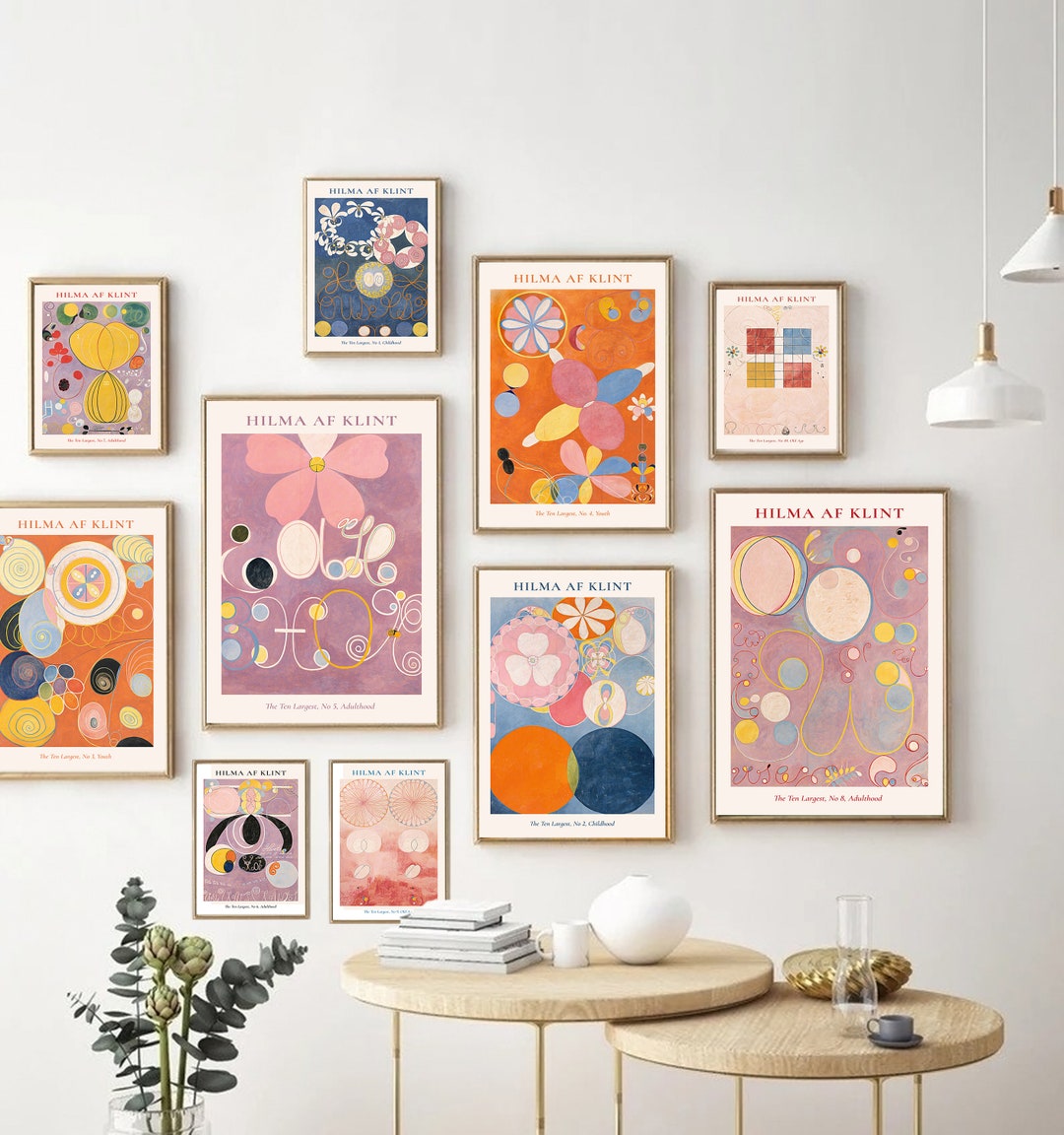 Hilma Af Klint Art Prints: the Ten Largest Collection (digital Download ...