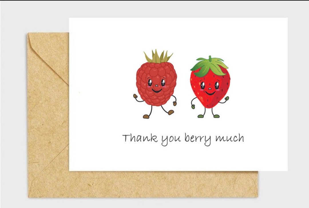 Funny Thank You Card for Friend Encouragement Pun Card - Etsy