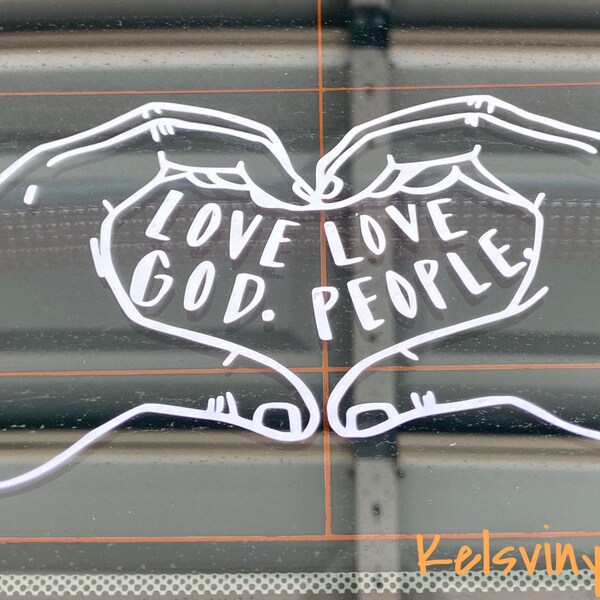 Love God Love People Stickers - Etsy
