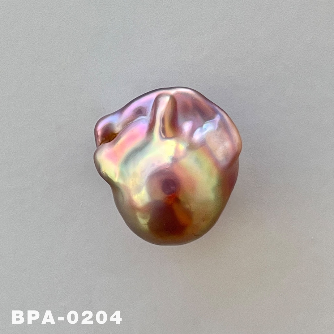 Gold & Purple Rainbow Fireball Pearl Flame Ball Natural Metallic ...