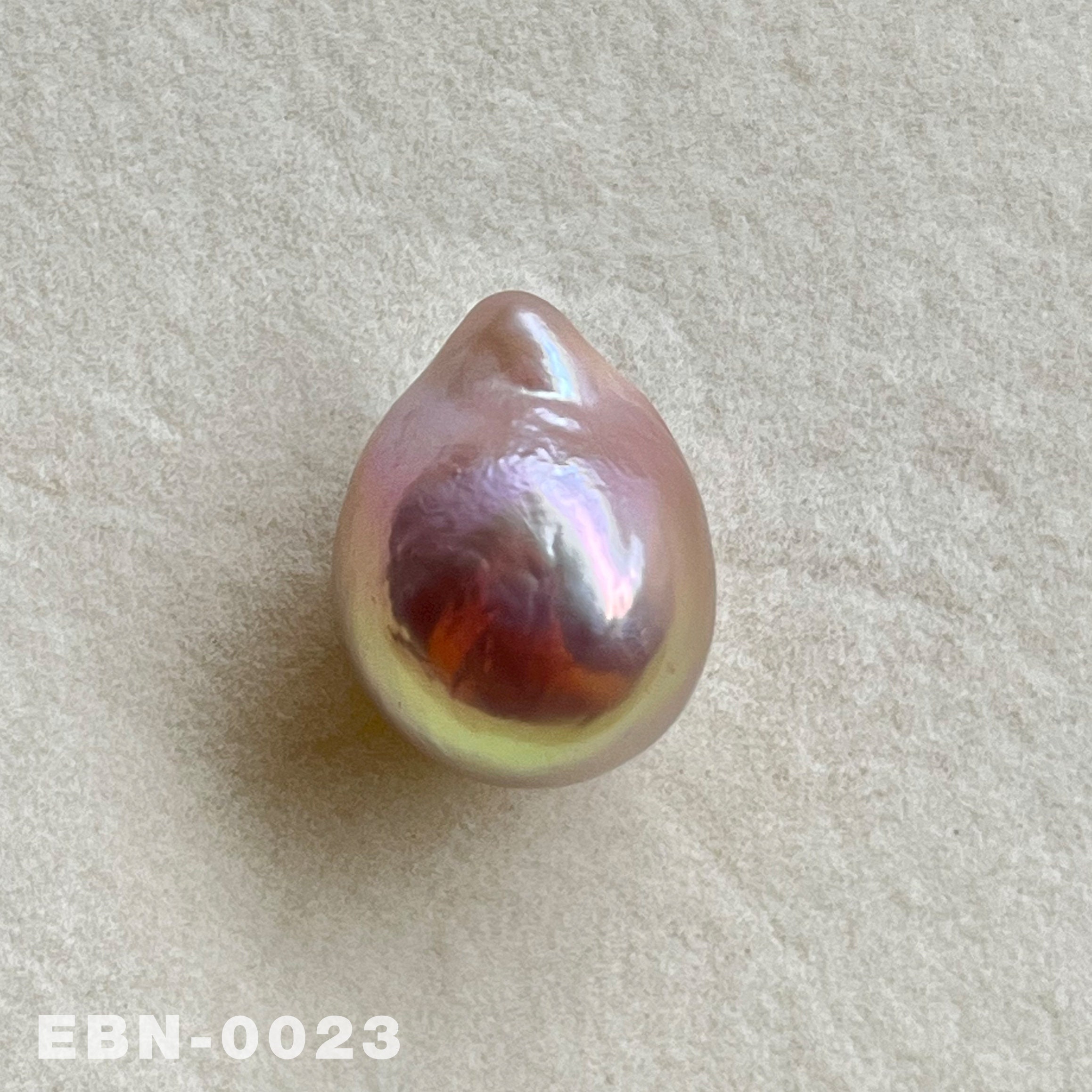 Edison Pearls 1 PCS Purple & Gold Rainbow Water Droplet Natural ...