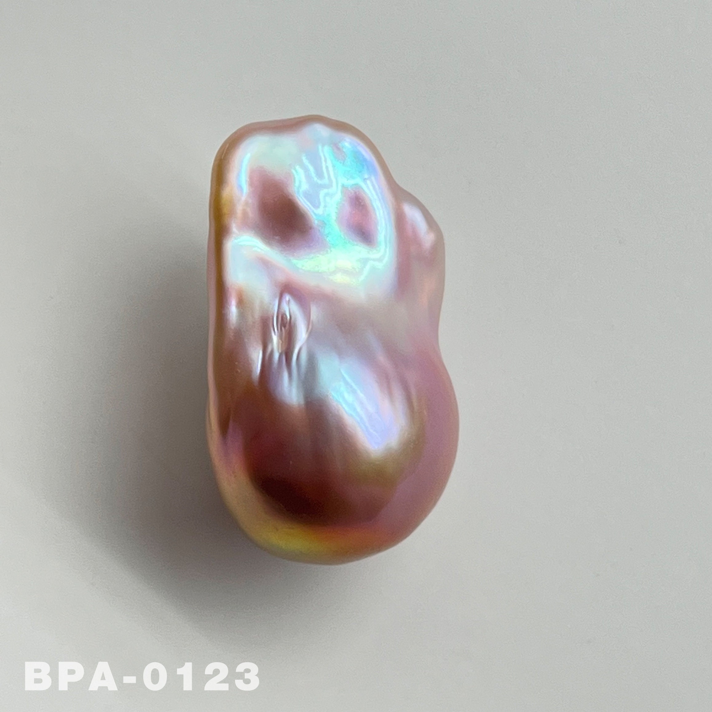 Gold & Purple Rainbow Fireball Pearl Flame Ball Natural Metallic ...