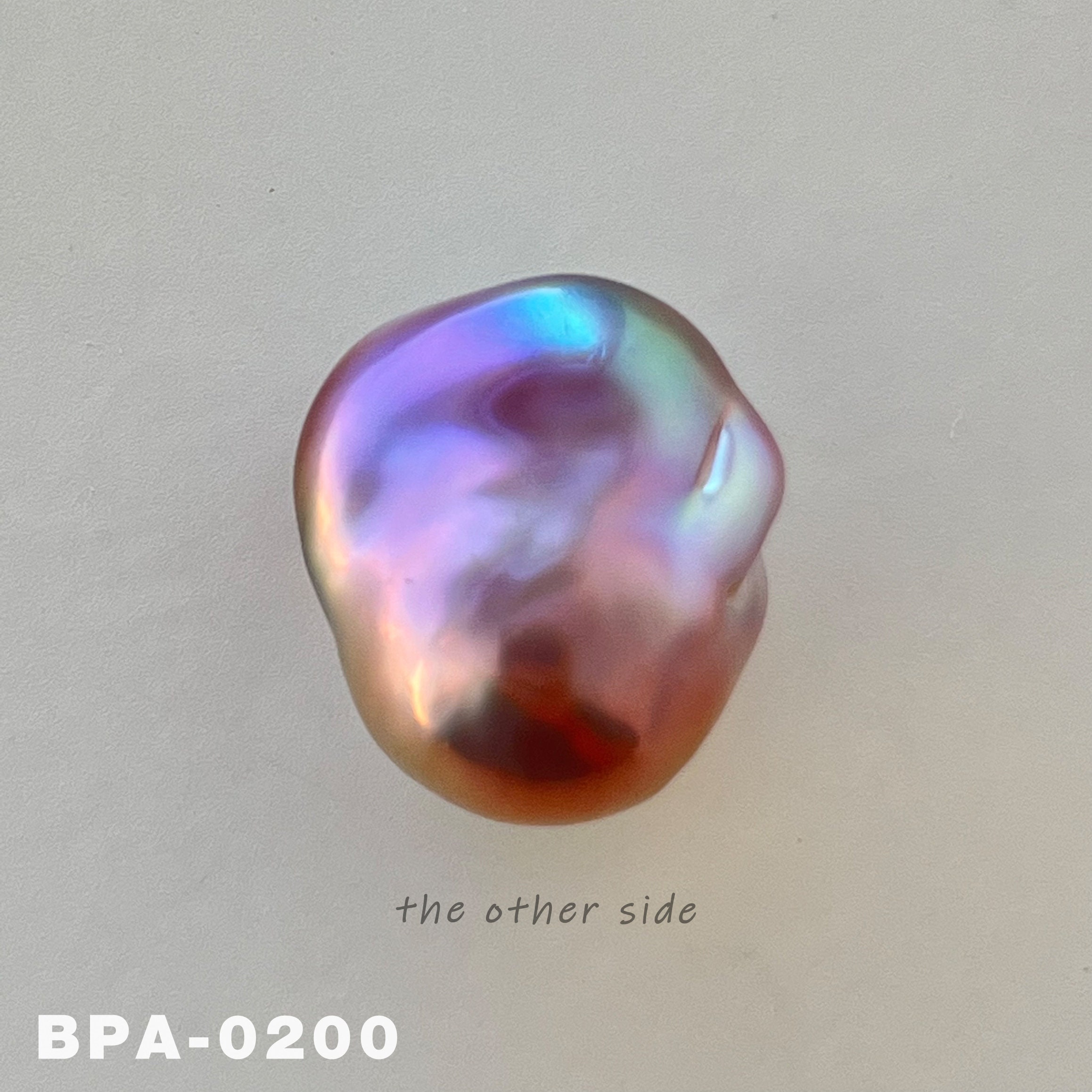 Purple & Gold Rainbow Fireball Pearl Flame Ball Natural - Etsy